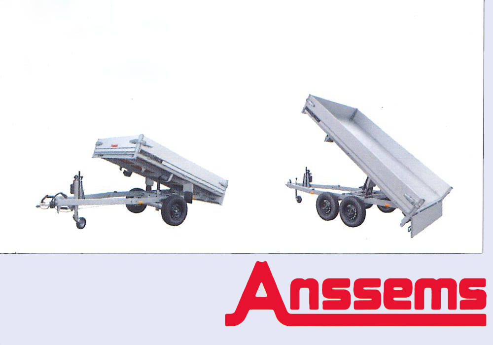 Anssems kipper KLT-2 750 Pro 305x150 / 750kg | Imanse.nl