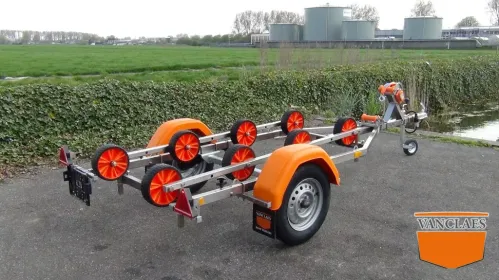 Boottrailer voor kleine rubberboten / Vanclaes Inflate | Imanse.nl