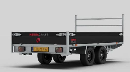 Henra plateauwagen Craft Series 290x150cm / 1350kg | Imanse.nl
